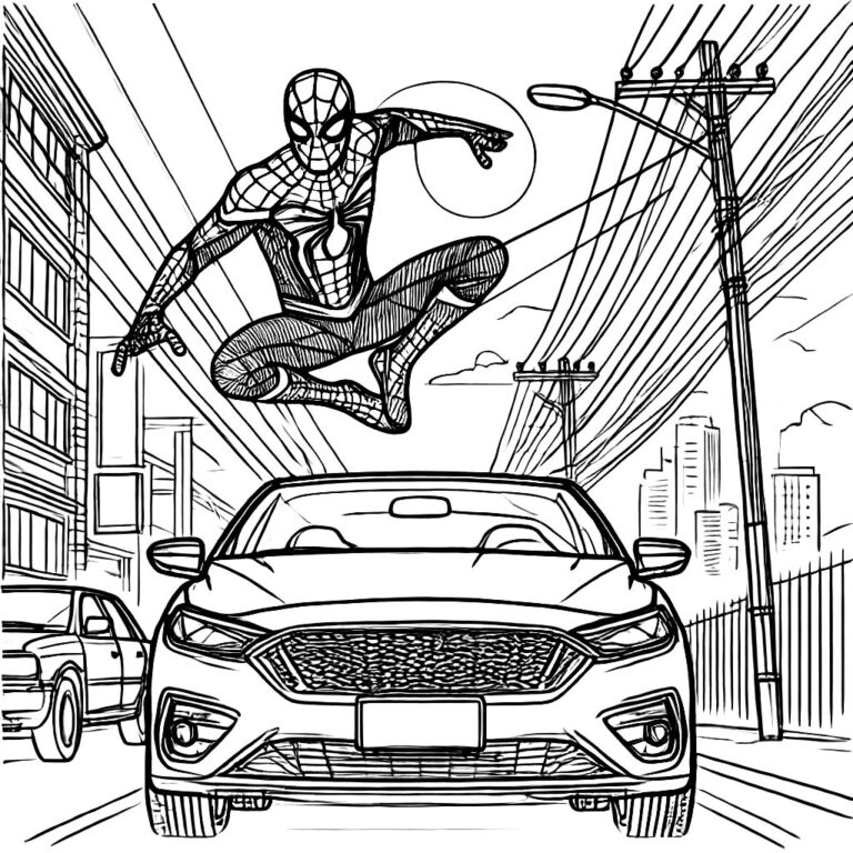 Kolorowanki Spiderman 10 Kolorowanki