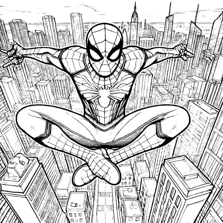 Kolorowanki Spiderman 2 Kolorowanki